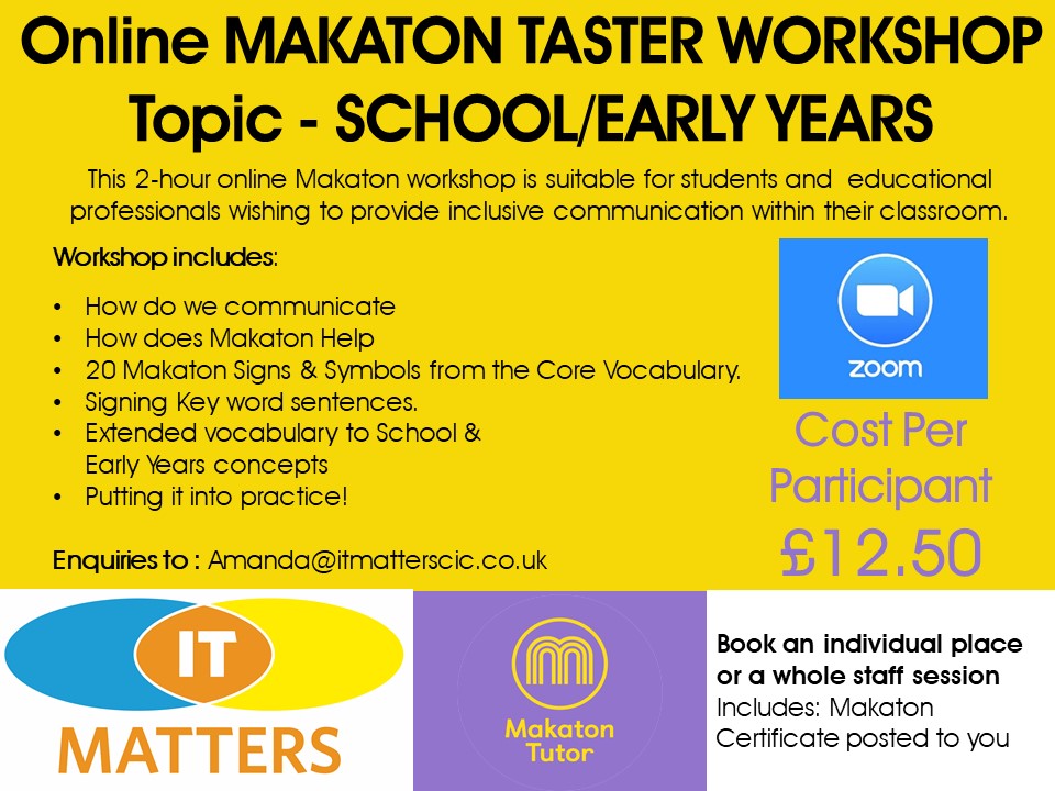 Makaton Training | Inclusive Teaching (IT) Matters