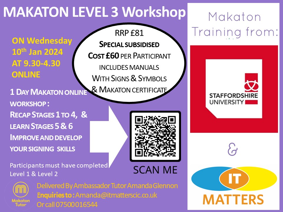 Makaton Levels 1-4 | Inclusive Teaching (IT) Matters
